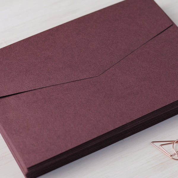 C6 Deep Burgundy Envelopes - The Paper Empire
